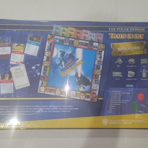 Games | The Polar Express Train Opoly Monopoly New Unopened | Poshmark
